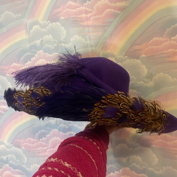 Vintage | Accessories | Vintage Red Hat Society Grandma Church Lady ...